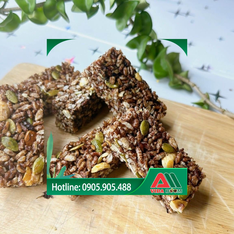 Thanh gạo lứt rong biển - Món ăn vặt ngon miệng, tốt cho sức khỏe